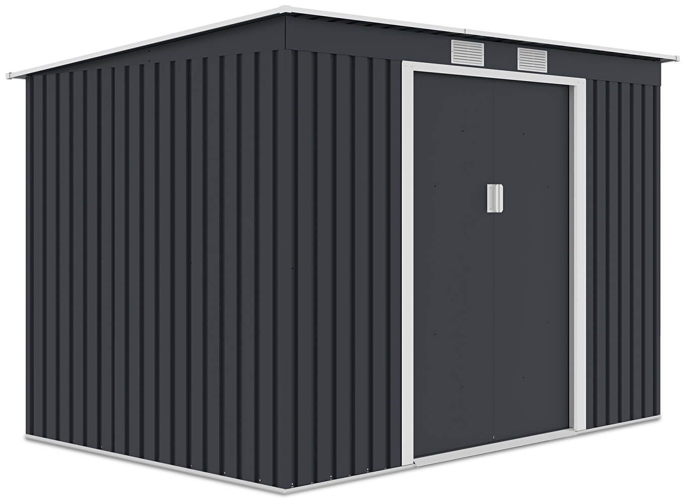 Сарай для инструментов металлический HardMaster Oregon 9x6 Cold Grey ...